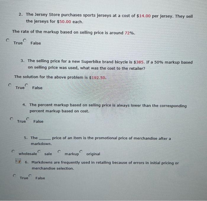 Solved 1. Operating expenses are known as overhead expenses. | Chegg.com