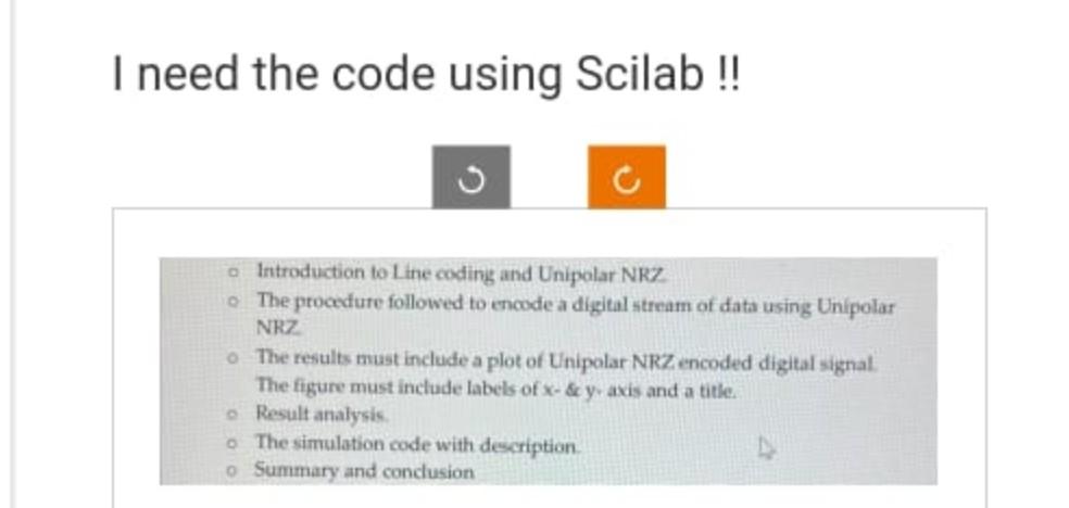 Solved I Need The Code Using Scilab Introduction To Line 2330