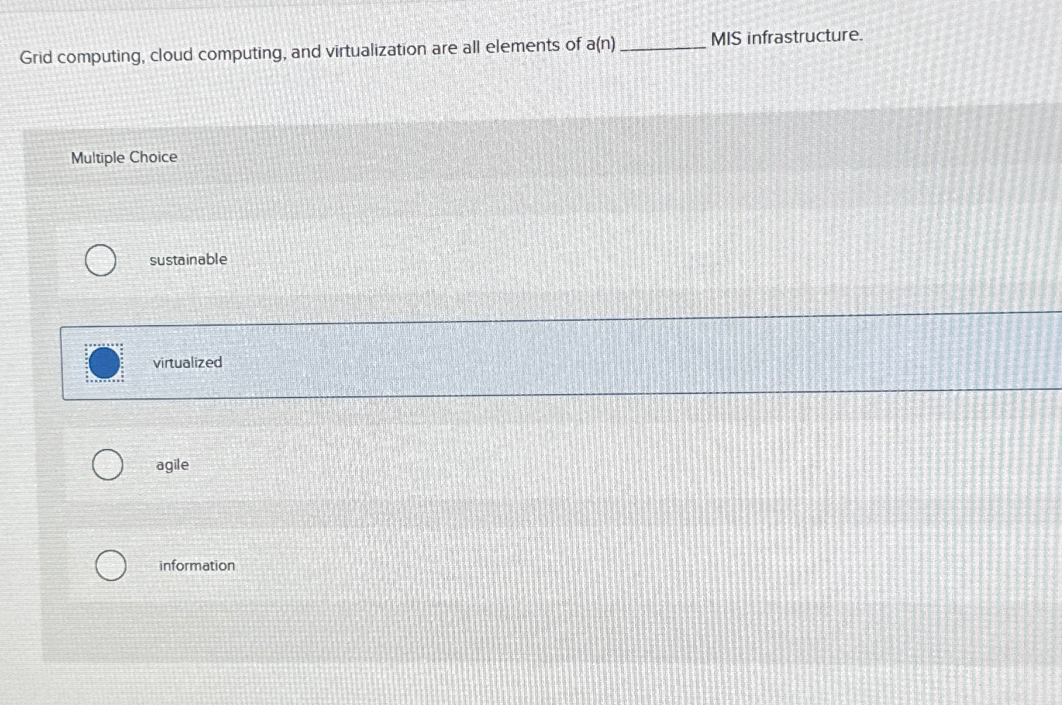 Solved Grid computing, cloud computing, and virtualization | Chegg.com