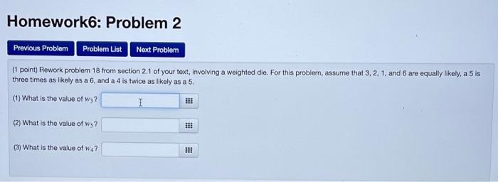 Solved Homework6: Problem 2 Previous Problem Problem List | Chegg.com Solved Homework6: Problem 2 Previous Problem Problem List | Chegg.com