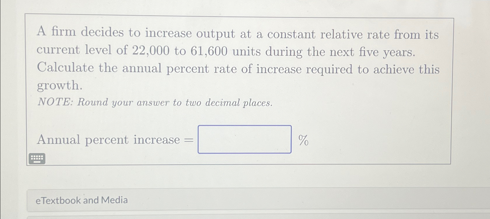 Solved A firm decides to increase output at a constant | Chegg.com