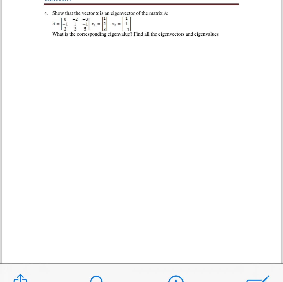 Solved Show that the vector x ﻿is an eigenvector of the | Chegg.com