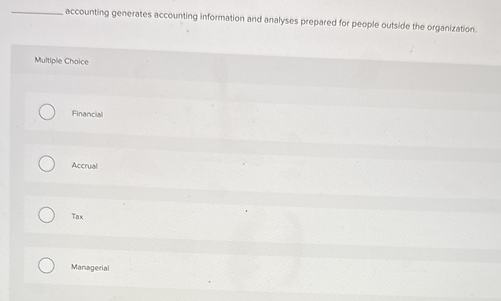 Solved accounting generates accounting information and | Chegg.com