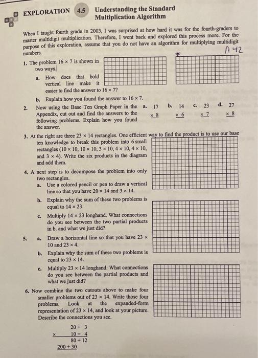 Solved EXPLORATION 4.5 Understanding the Standard | Chegg.com