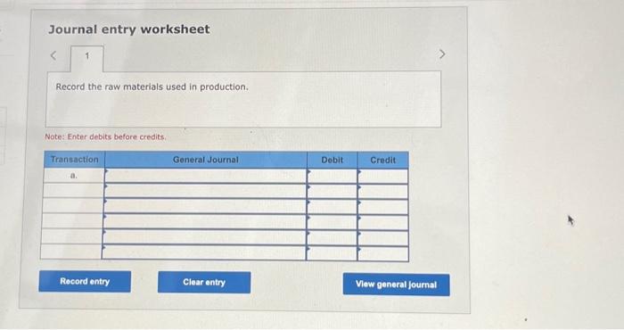 Solved 2. What is the ending balance in Raw | Chegg.com