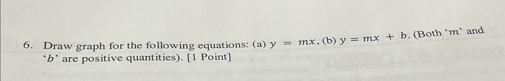 Solved Draw graph for the following equations: | Chegg.com
