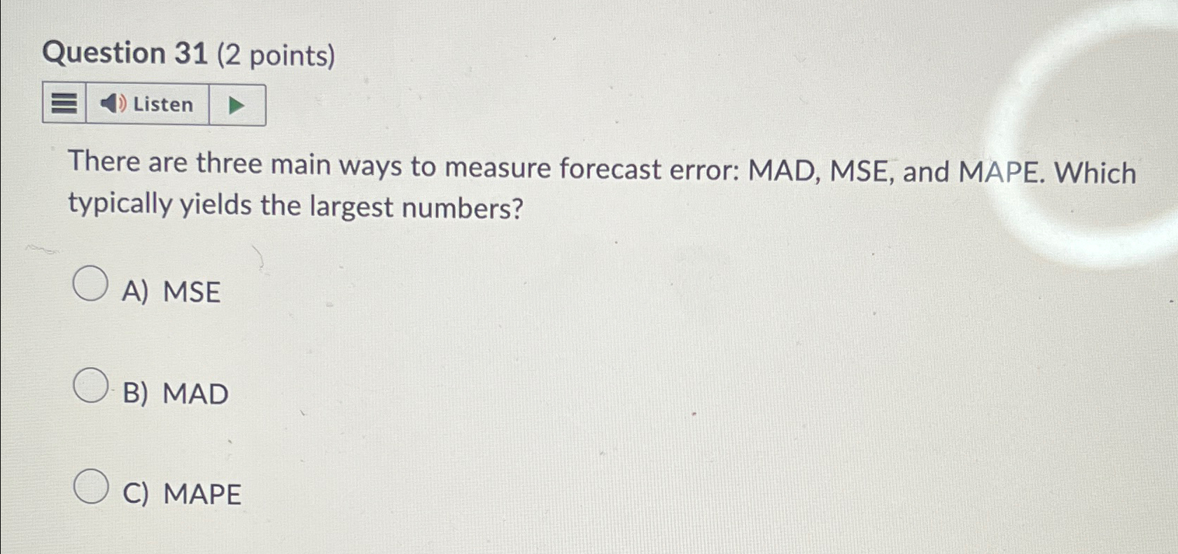Solved Question 31 2 ﻿points Listenthere Are Three Main