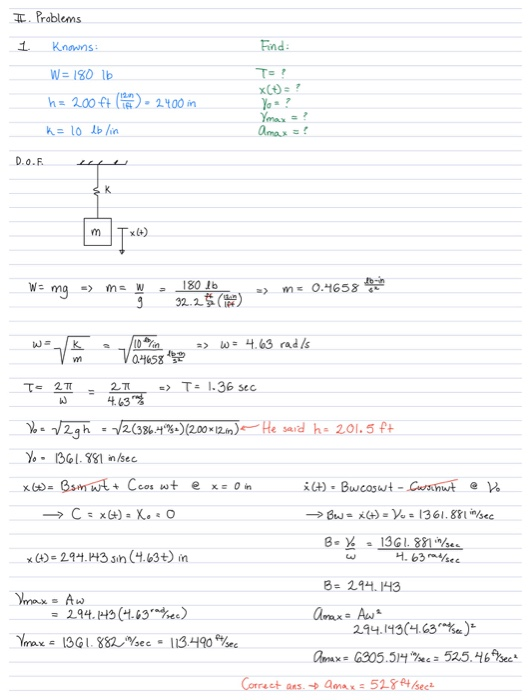 Solved 1. A bungee jumper weighing 180 lb ties one end of an | Chegg.com