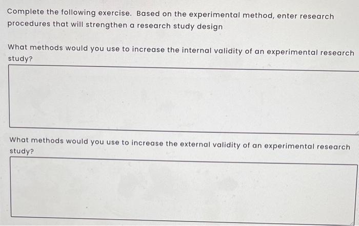 Solved Complete the following exercise. Based on the | Chegg.com