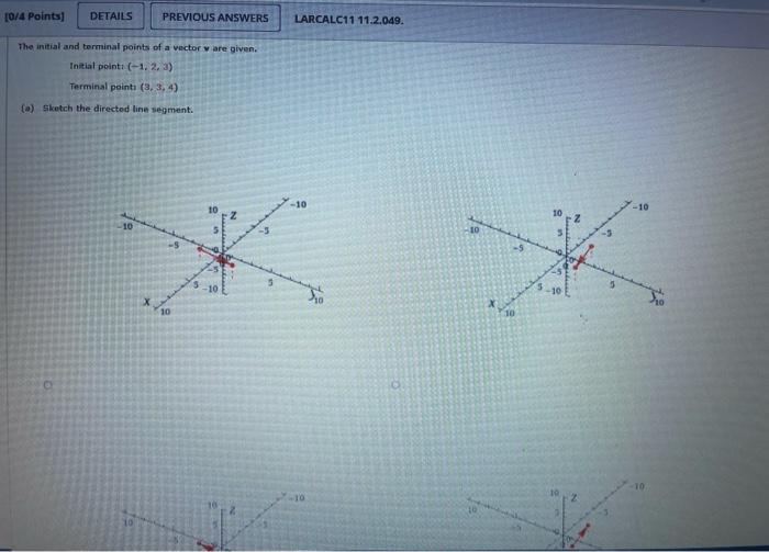 Solved a) Sketch the directed line segment b) Find the | Chegg.com