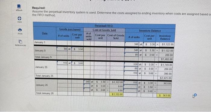 Solved Required: Assume the perpetual inventory system is | Chegg.com