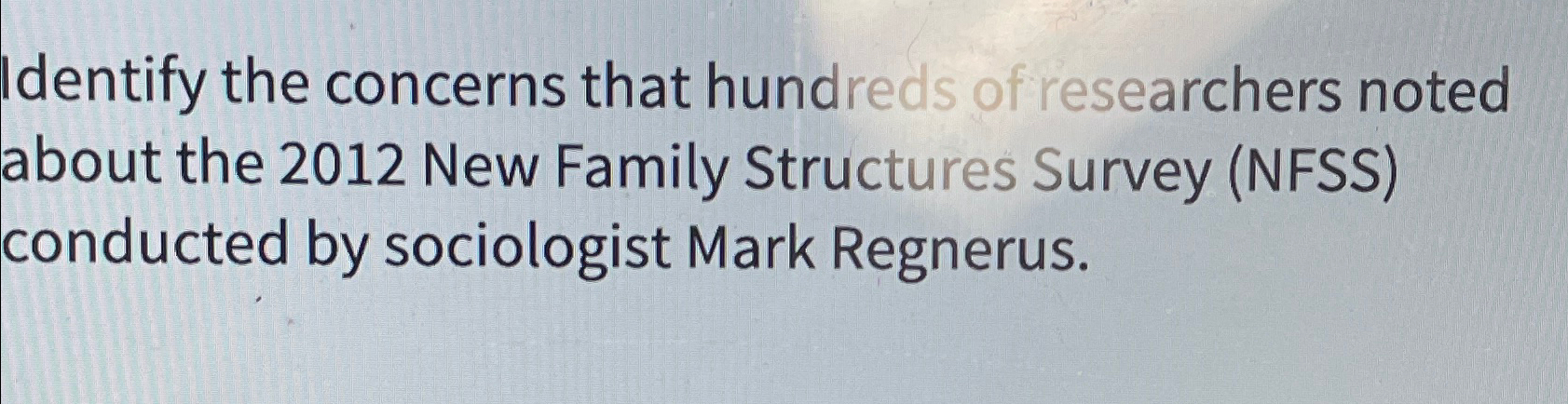 Solved Identify the concerns that hundreds of researchers | Chegg.com