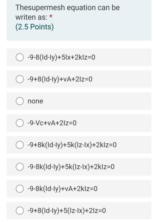 Solved 11 2mA 2V 8 RI-5 -W + V 9V 314 13 The voltage VA can | Chegg.com