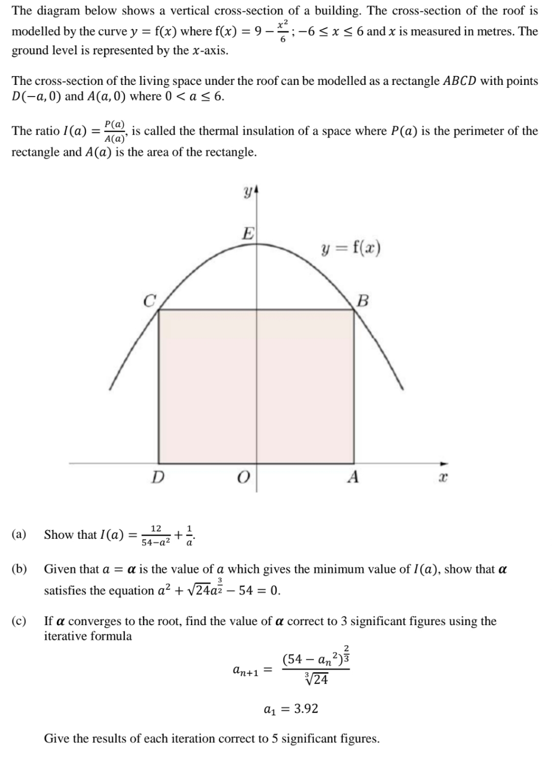 Solved The diagram below shows a vertical cross-section of a | Chegg.com