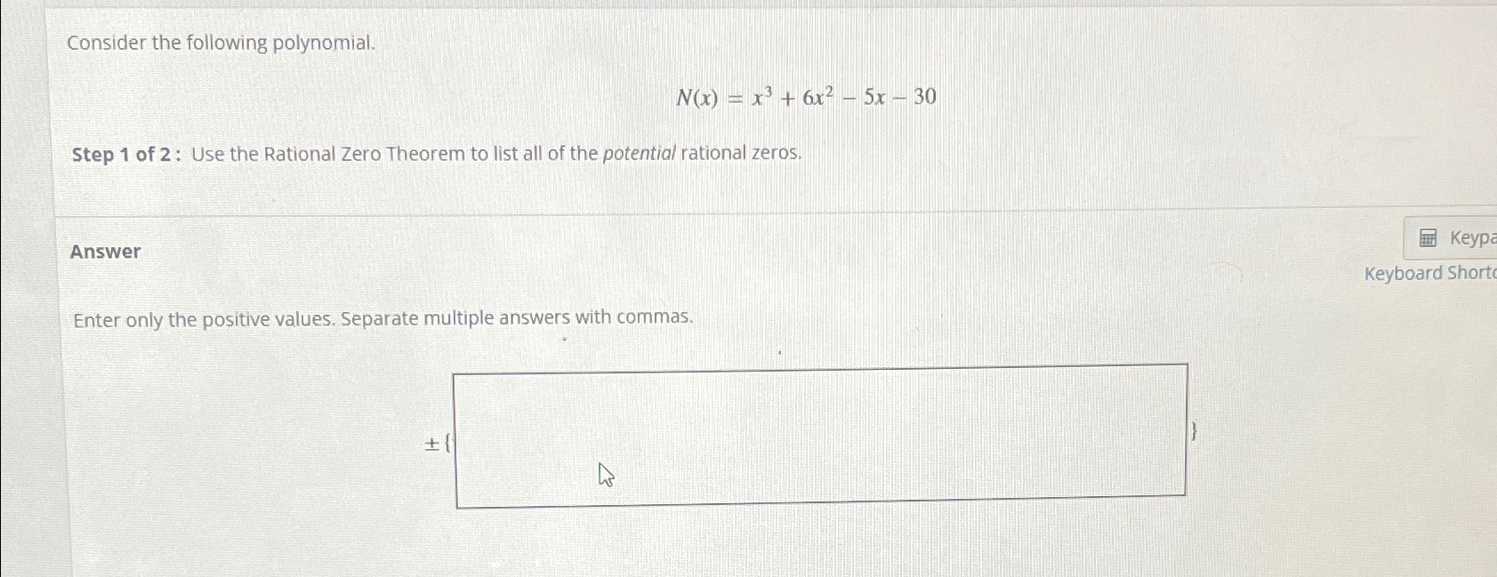 Solved Consider the following | Chegg.com