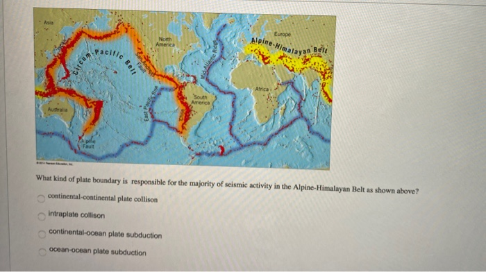 Solved Earthquakes are found only on Transform Fault | Chegg.com