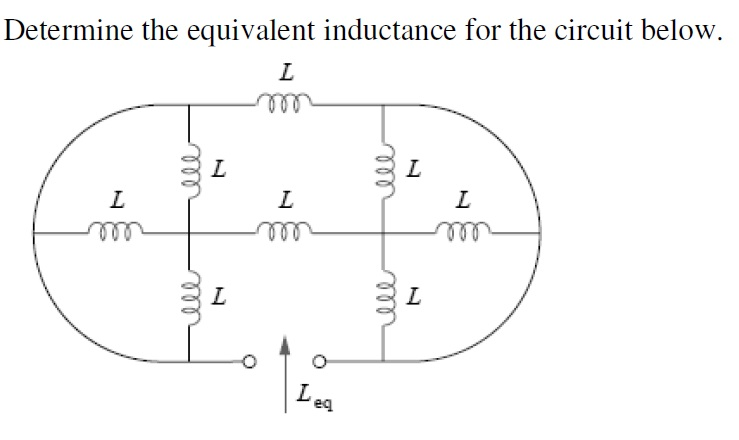 Solved Determine the equivalent inductance for the circuit | Chegg.com Solved Determine the equivalent inductance for the circuit | Chegg.com