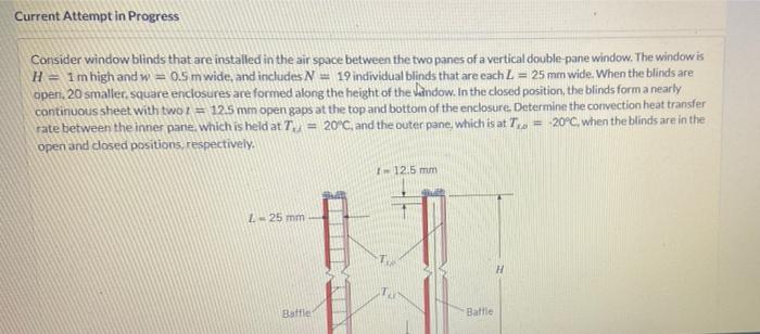Solved Current Attempt in Progress Consider window blinds | Chegg.com