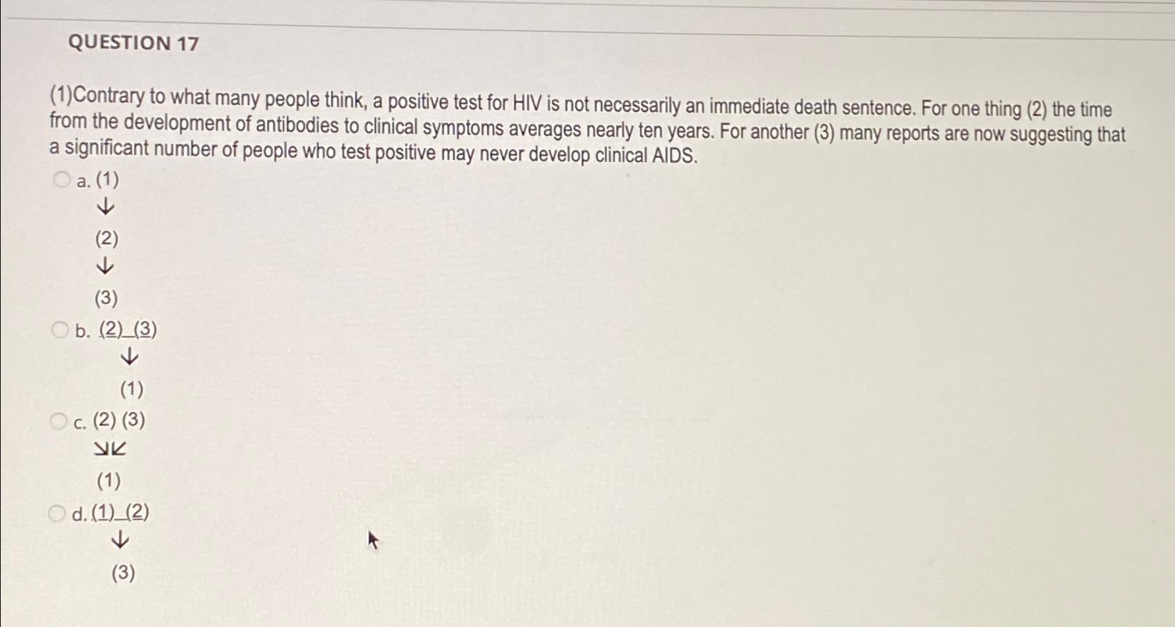 Solved QUESTION 17(1) ﻿Contrary to what many people think, a | Chegg.com