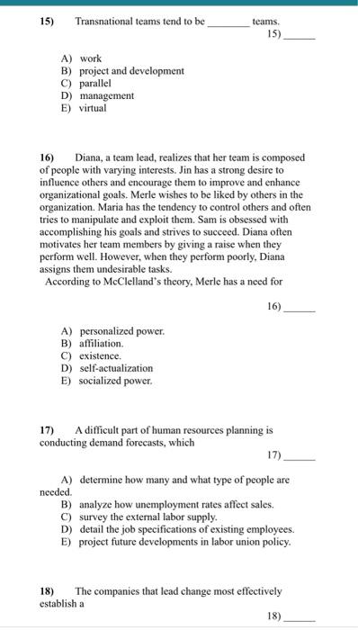 Solved 6) According to organizational behavior modification, | Chegg.com