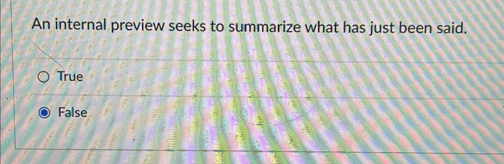 Solved An Internal Preview Seeks To Summarize What Has Just 