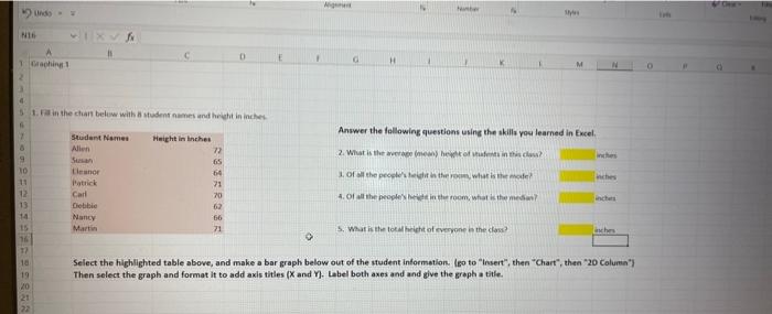 Solved Select the highlighted table above, and make a bar | Chegg.com