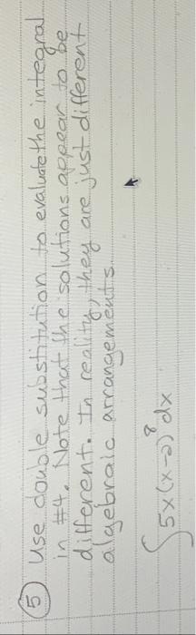 Solved please help i need all the work and for number 4 i | Chegg.com