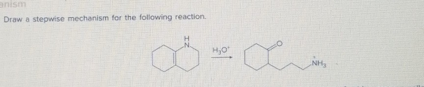 Solved Draw a stepwise mechanism for the following reaction. | Chegg.com