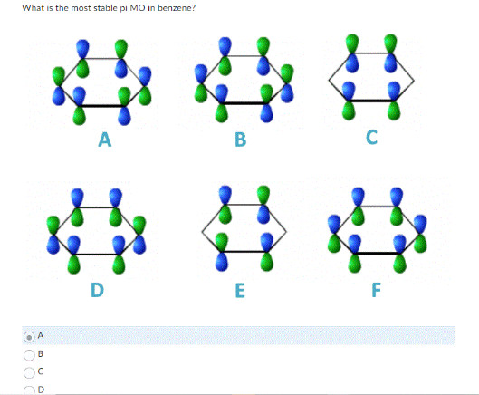 Solved What is the most stable pi MO in benzene? | Chegg.com