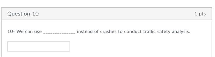 10- We can use instead of crashes to conduct traffic | Chegg.com
