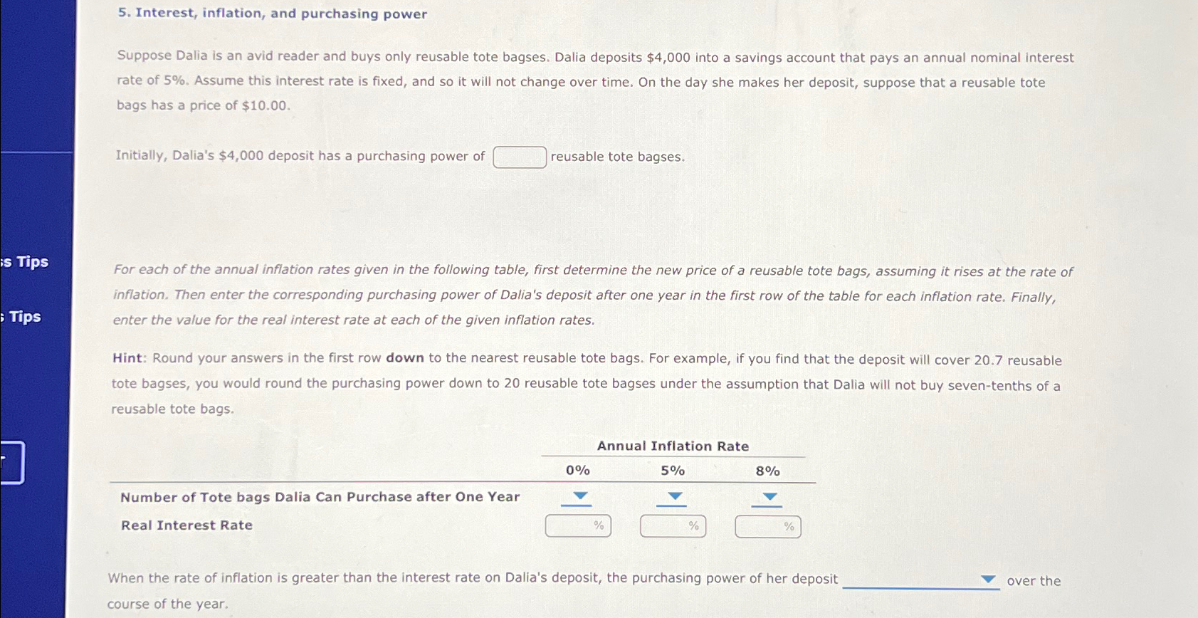 Solved Interest, inflation, and purchasing powerSuppose | Chegg.com