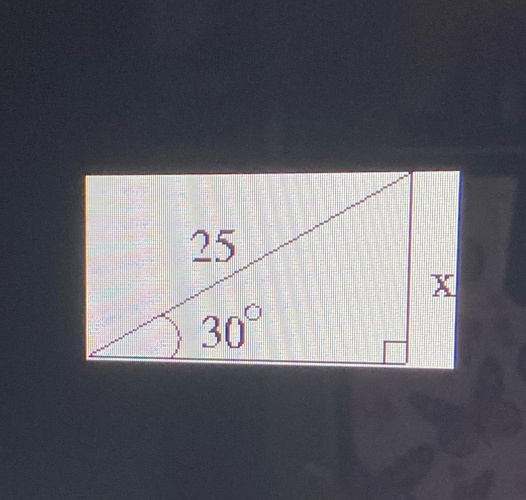 Solved In the right triangle, the hypotenuse is 25 ﻿cm and | Chegg.com