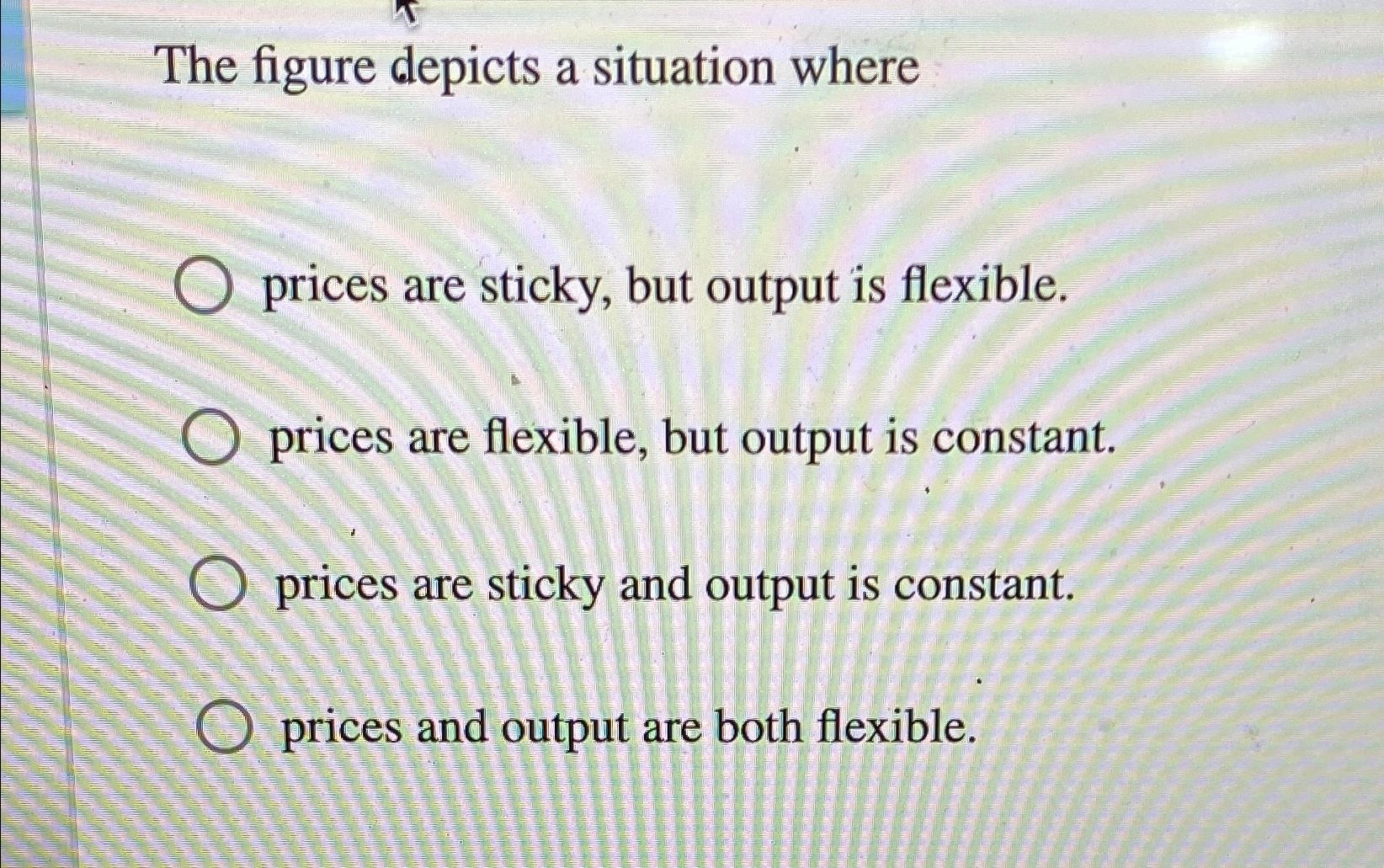 Solved The figure depicts a situation whereprices are | Chegg.com