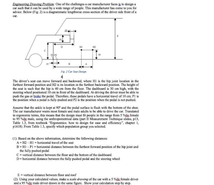 Solved Engineering Drawing Problem: One of the challenges a | Chegg.com