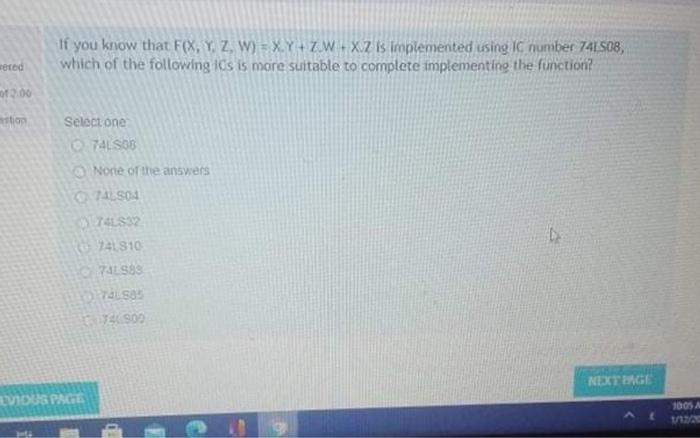 Solved If you know that F(X,Y,Z, W) =X.Y+Z.W+X.Z is | Chegg.com
