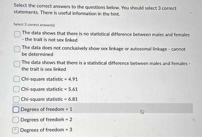 Solved Consider the contingency table provided for the trait | Chegg.com