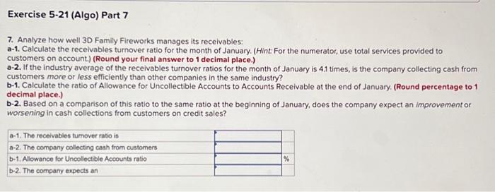 Solved Required information Exercise 5-21 (Algo) Complete | Chegg.com