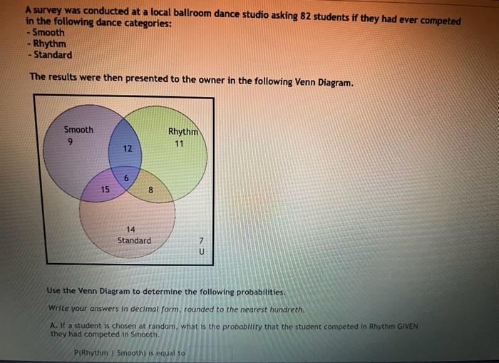 Solved Write your answers in decimal form, rounded to the | Chegg.com