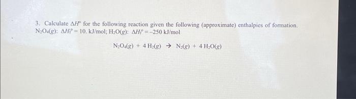 Solved Calculate AH for the following reaction given the | Chegg.com