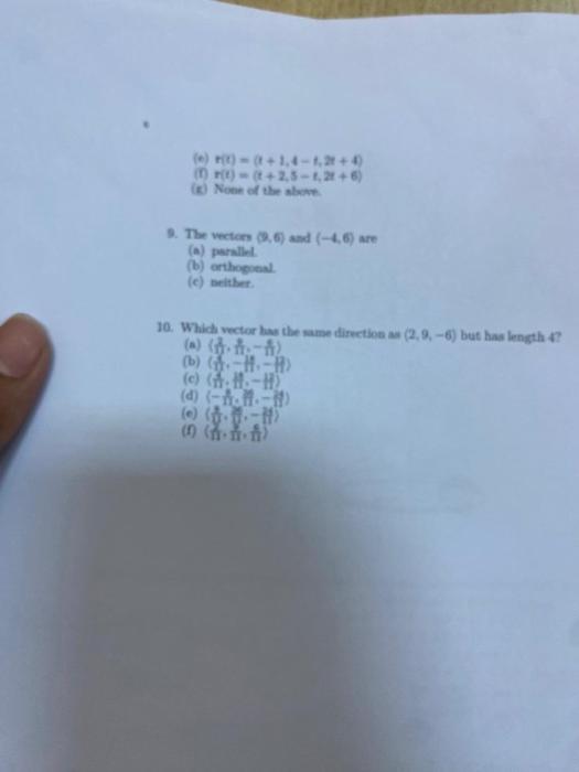 Solved E R T T 1 4−t 2t 4 F R T T 2 5−t 2t 6 K