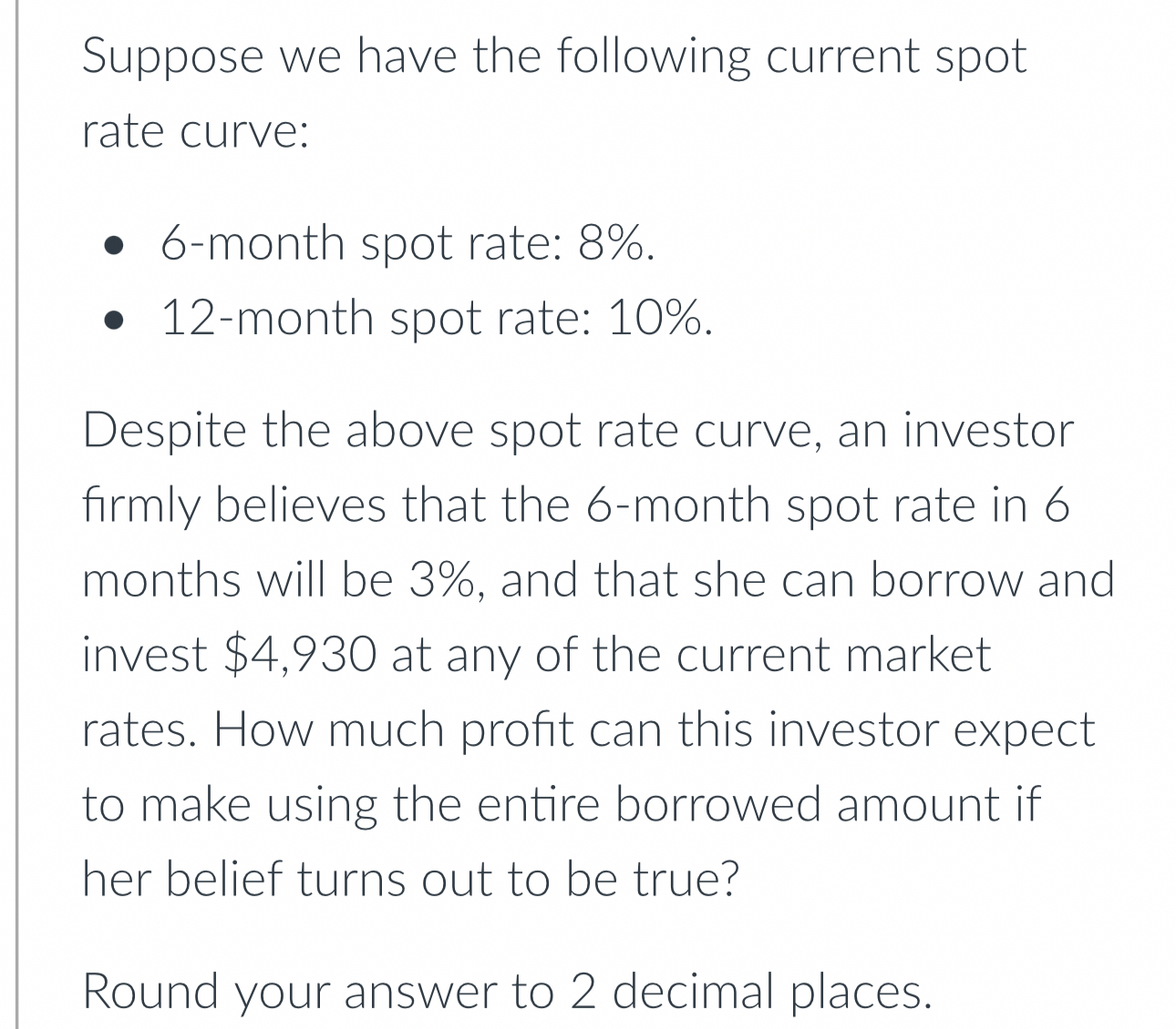 Solved Suppose we have the following current spot rate | Chegg.com