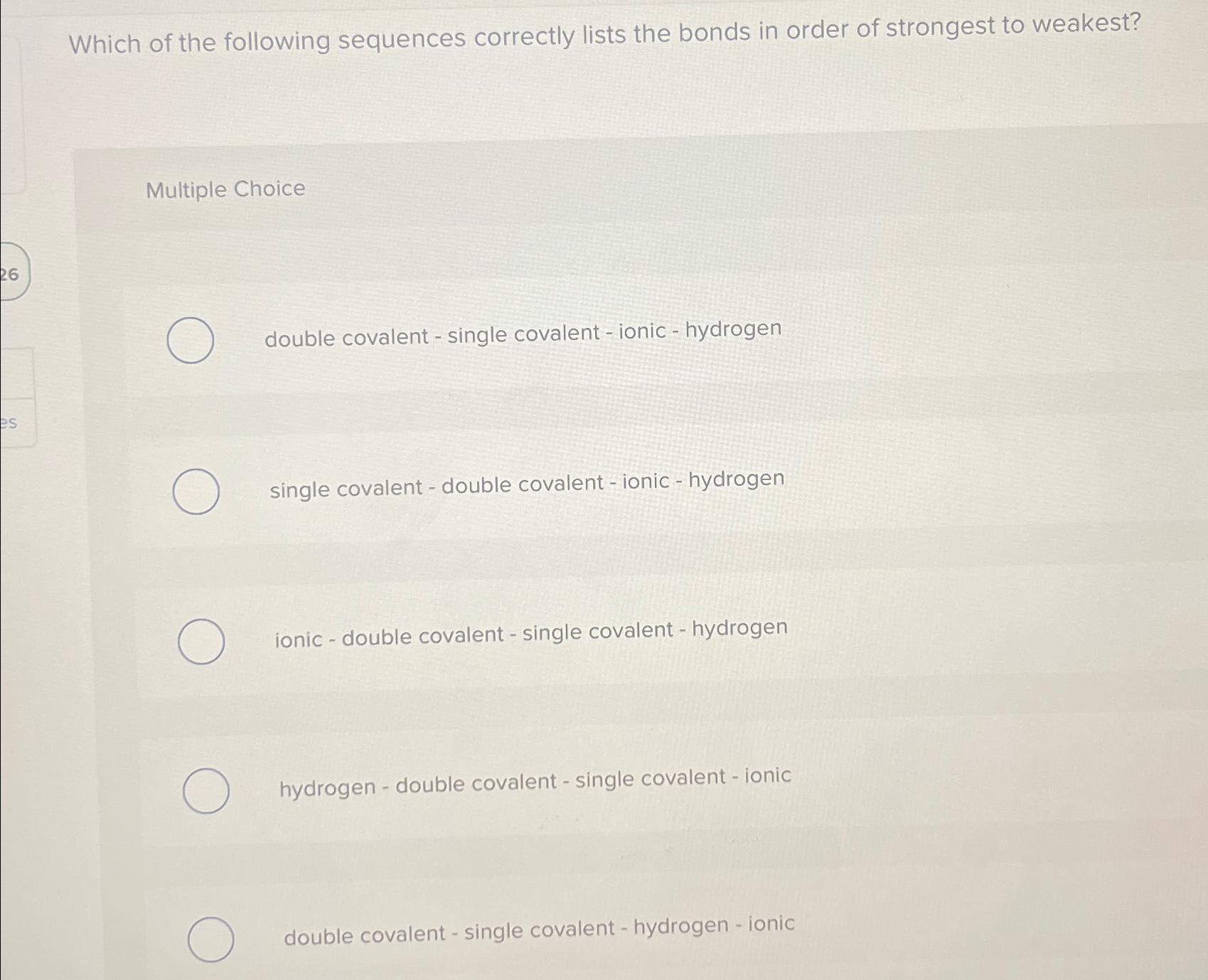Solved Which of the following sequences correctly lists the | Chegg.com