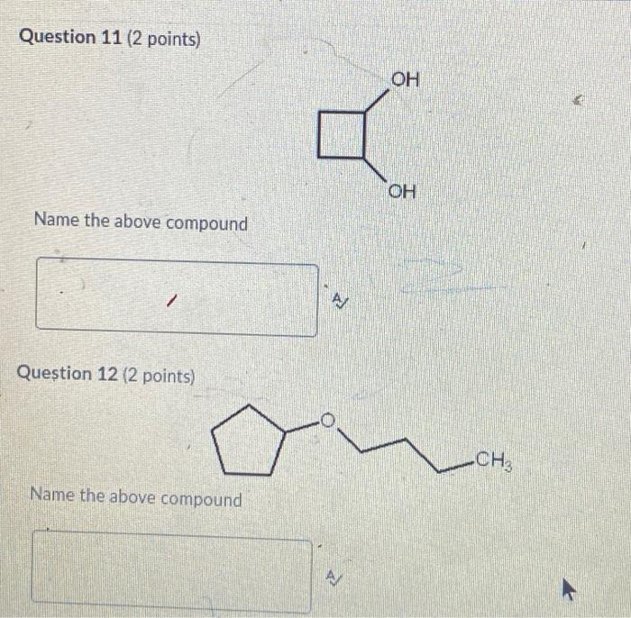 Solved Question 5 (2 points) CH3 H2C CH2-CH3 HC CH-CH2 مو په | Chegg.com