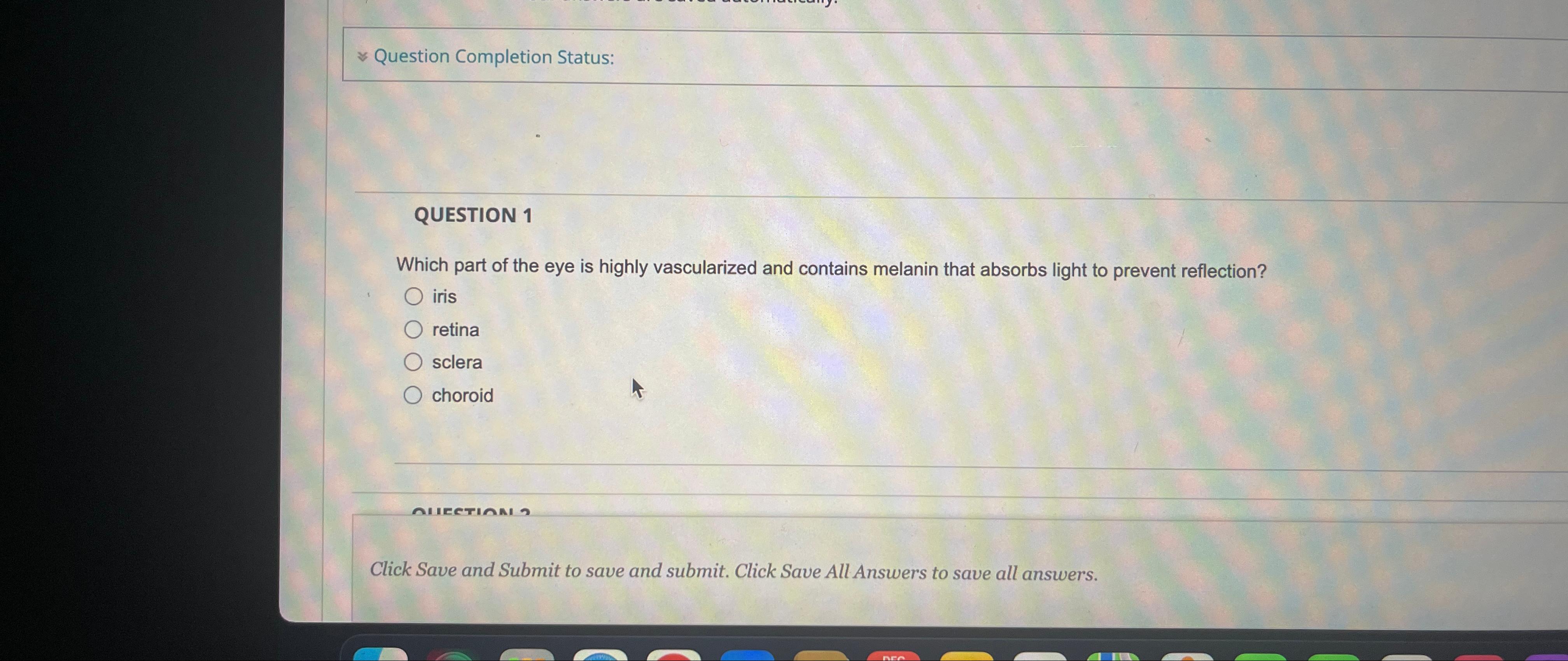 Solved Question Completion Status:QUESTION 1Which part of | Chegg.com