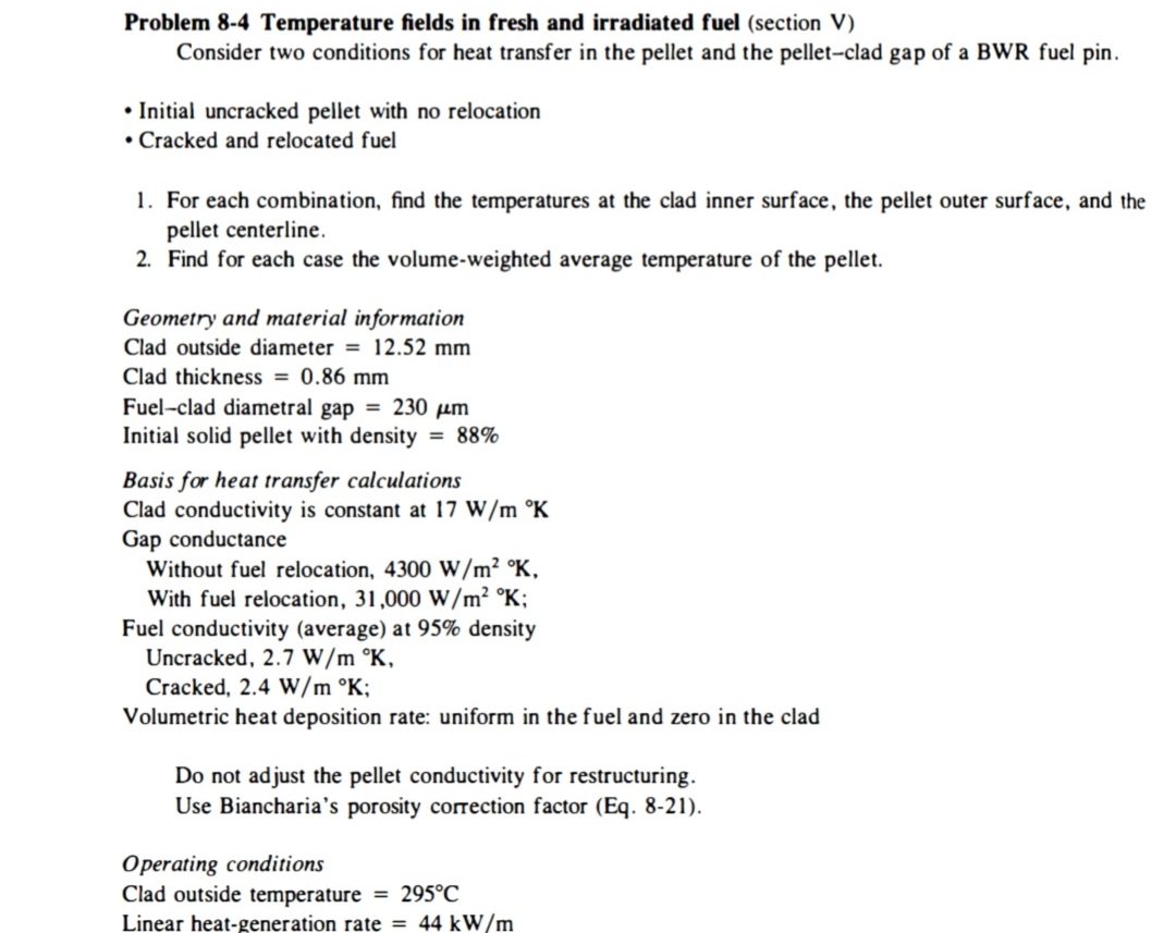 Solved Problem 8-4 ﻿Temperature fields in fresh and | Chegg.com