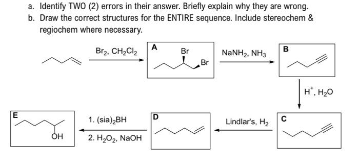 Solved a. Identify TWO (2) errors in their answer. Briefly | Chegg.com