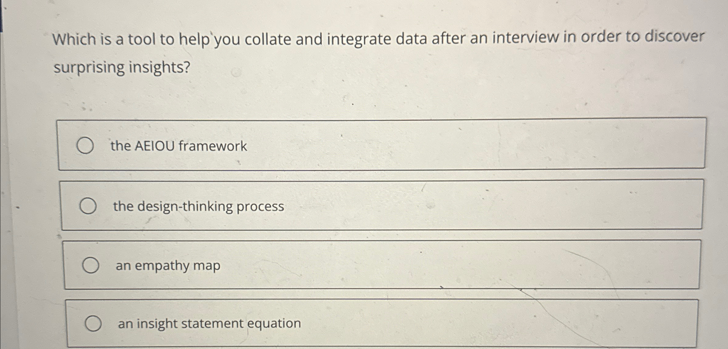 Solved Which is a tool to help'you collate and integrate | Chegg.com