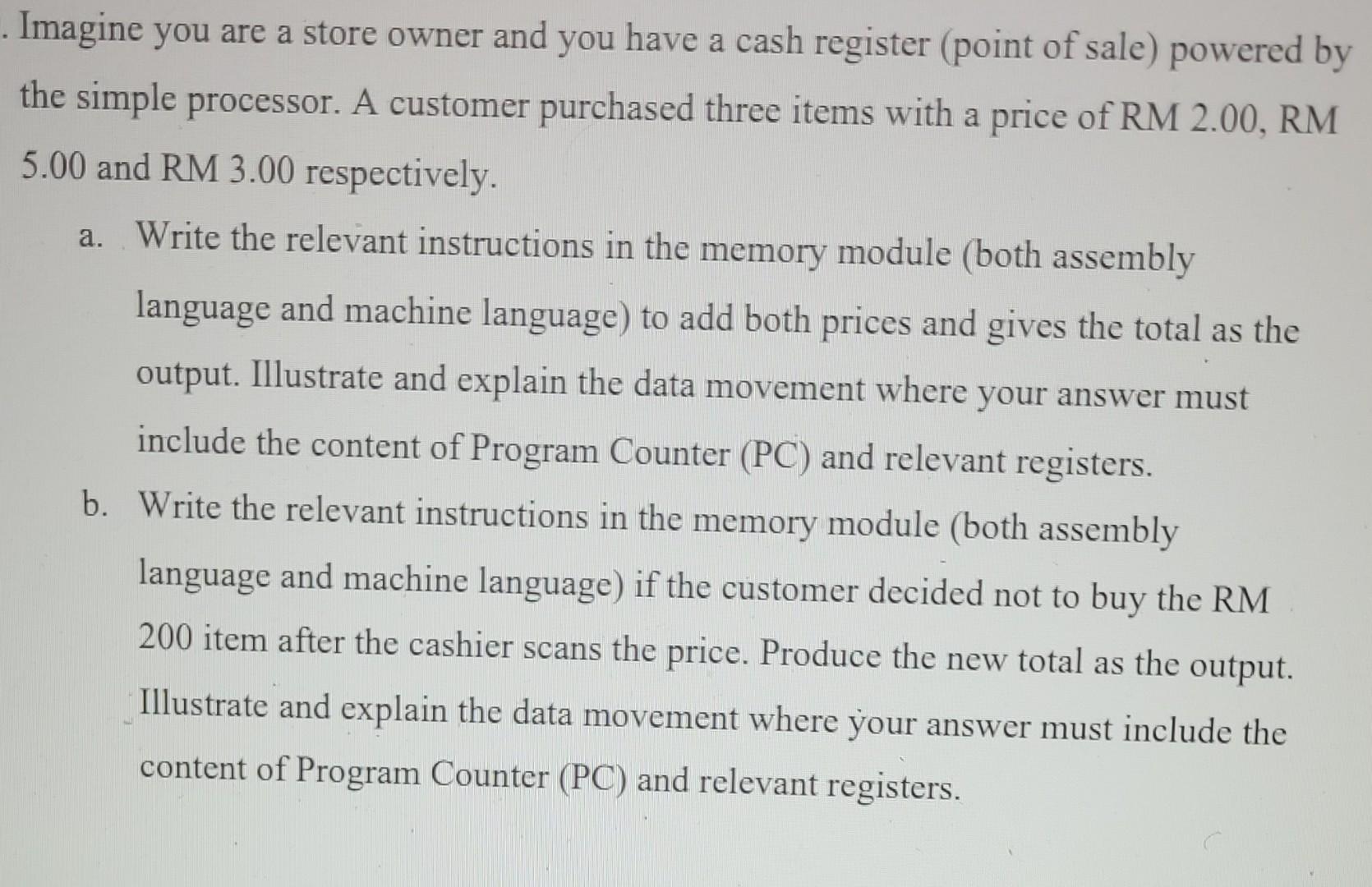 . Imagine you are a store owner and you have a cash | Chegg.com