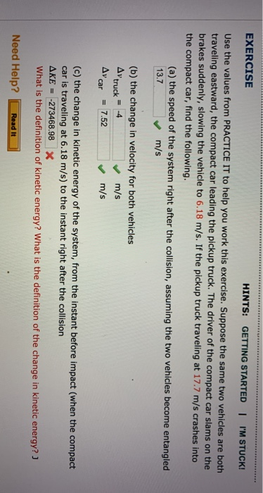 EXERCISE HINTS: GETTING STARTED I'M STUCK! Use the | Chegg.com