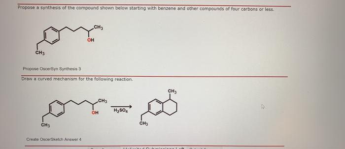 Solved Propose a synthesis of the compound shown below | Chegg.com